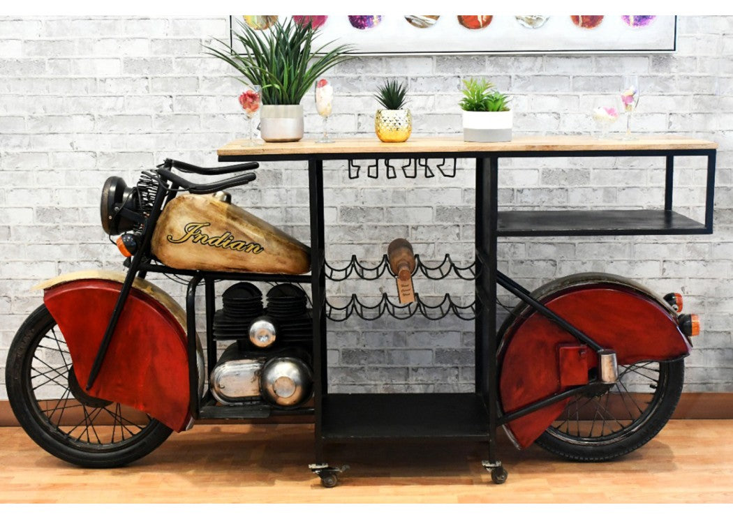 Motorcycle Theme Home Bars 30 Home Bar Motorcycle Themed Ideas