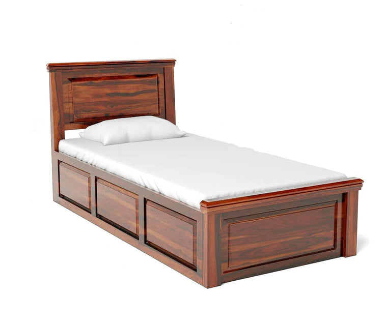 Modern Single Bed Frame Classic Wooden Single Bed Frame With 2
